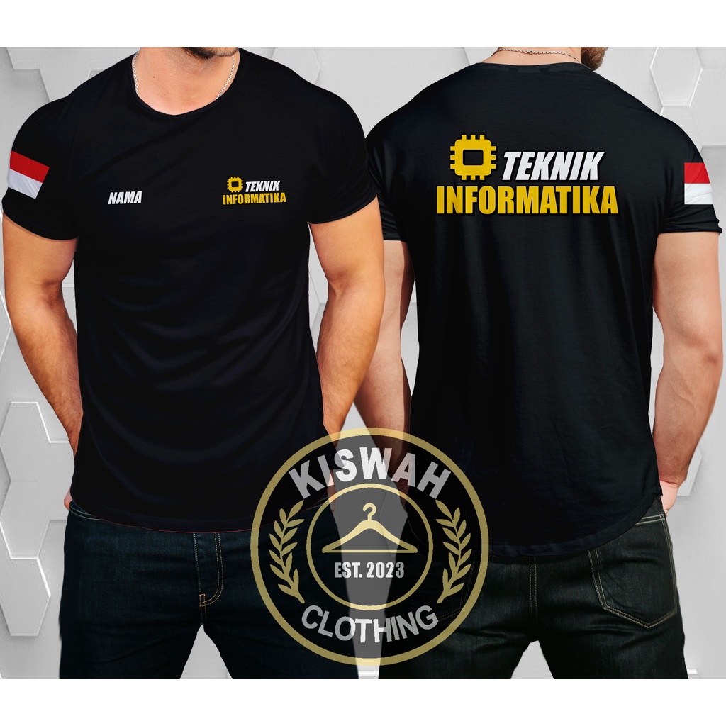 Jual Kaos Tshirt Teknik Informatika Gratis Nama Kamu DB Baju Distro ...