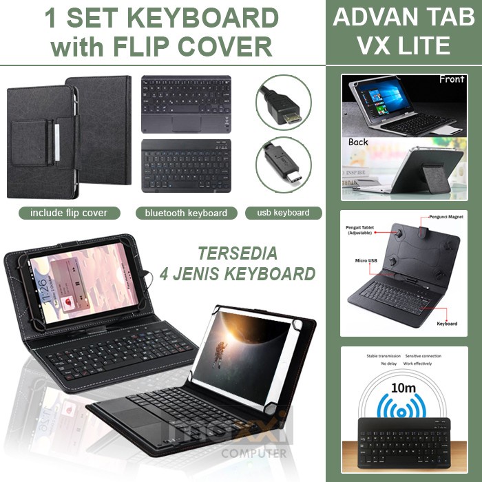 Jual Terlaris Advan Tab Vx Lite Tablet 10.4 Inci Keyboard Keybord ...