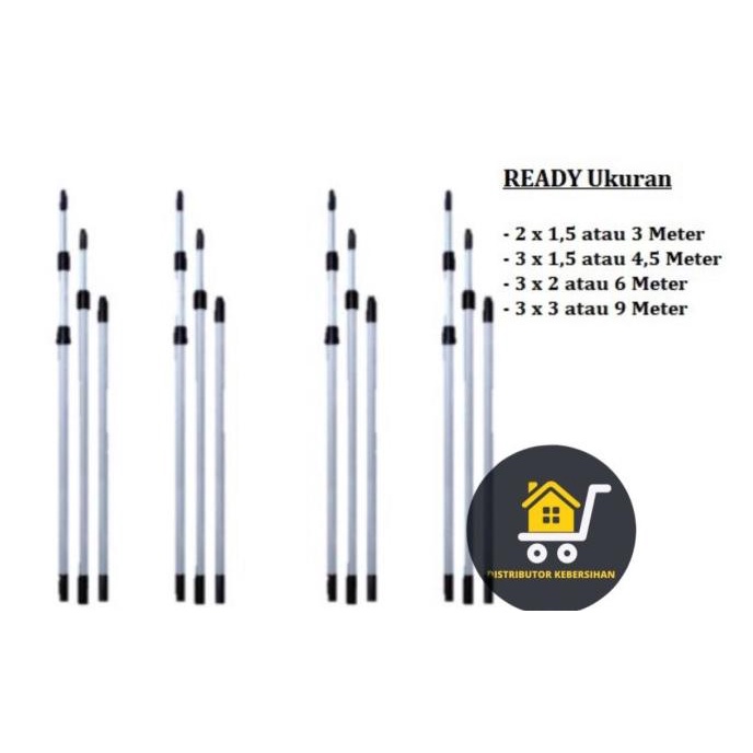 Jual Long Stick / Telescopic Pole / Alumunium Telescopic 4 Meter ...