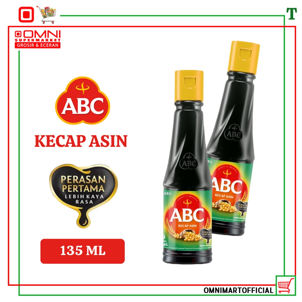 Jual T - ABC KECAP ASIN BOTOL 135 ML | Shopee Indonesia