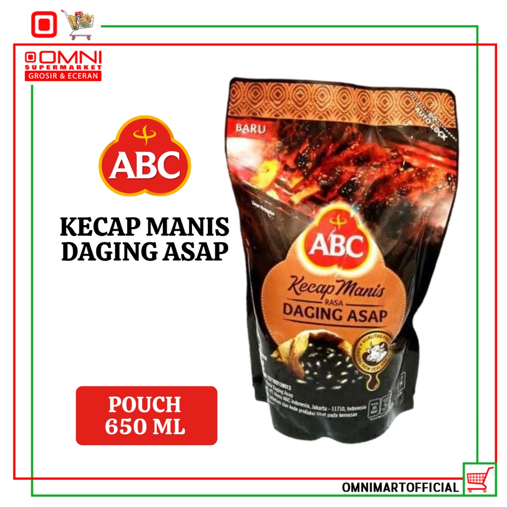 Jual ABC KECAP MANIS DAGING ASAP POUCH 650 GR | Shopee Indonesia
