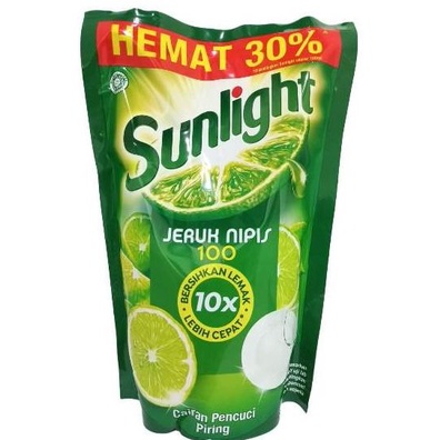 Jual Sunlight Dish Wash Lime Pouch Refil 650 Ml | Shopee Indonesia