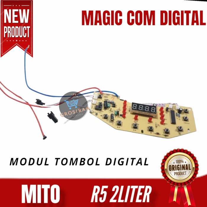 Jual MODUL PCB LCD TOMBOL MITO MAGIC COM DIGITAL R5 PLUS 2L ORIGINAL ...