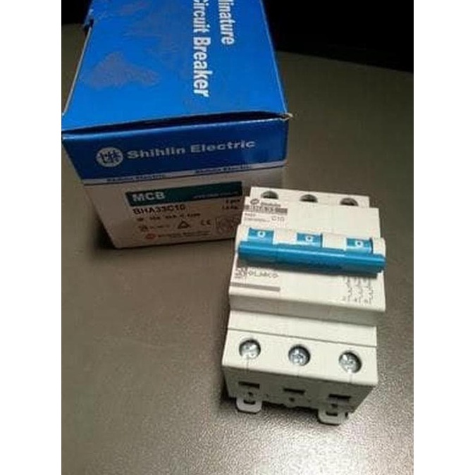 Jual MCB Shihlin BHA-33C 3p / 3phase 2A 4A 6A 10A 16A 20A 25A 32A 40A | Shopee Indonesia