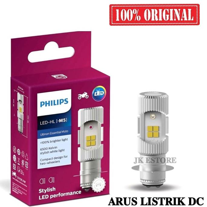 Jual Lampu Depan Motor LED PHILIPS - LED 2 Sisi Arus AC DC 100% Original | Shopee Indonesia