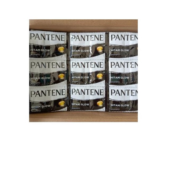 Jual Pantene Shampoo Long Black Hitam Glow Sachet 12X10Ml | Shopee ...