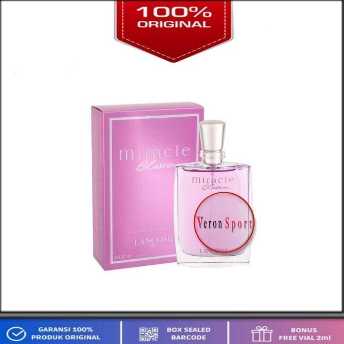 Jual Lancome Miracle Blossom Edp 100Ml Original Full Set | Shopee Indonesia