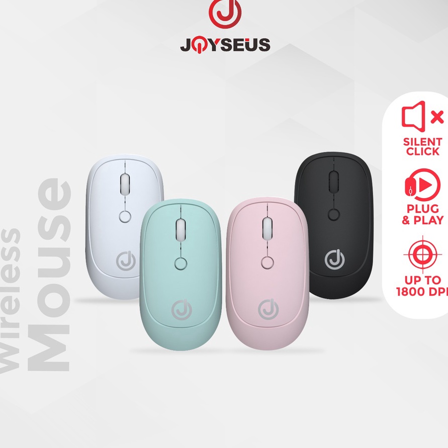 Jual Termurah JOYSEUS GWX3 Wireless Mouse 1600 Dpi USB Mute Business ...
