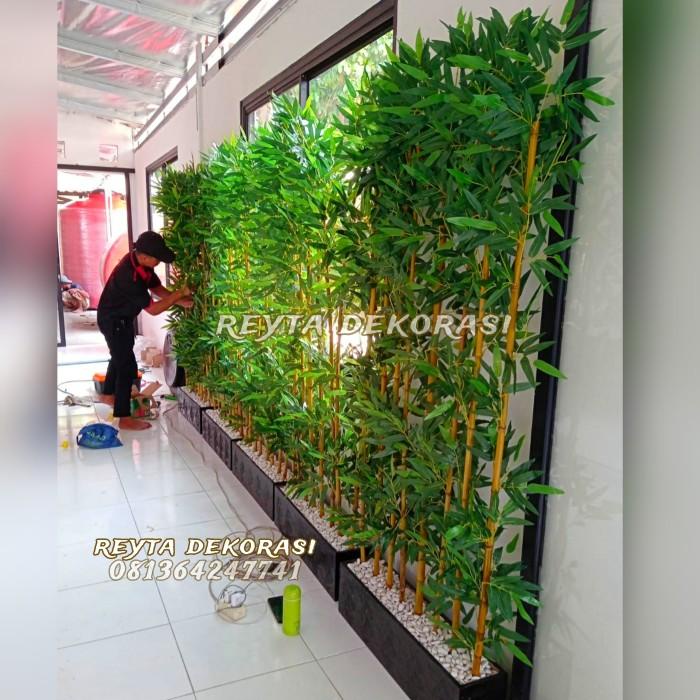 Jual PARTISI BAMBU POHON HIAS PLASTIK TINGGI 1,5 M RIMBUN | Shopee ...