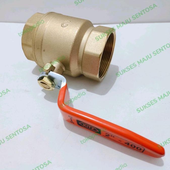 Jual Ball Valve Kuningan Kitz 2" / Stop Kran Kuningan 2 Inch | Shopee Indonesia
