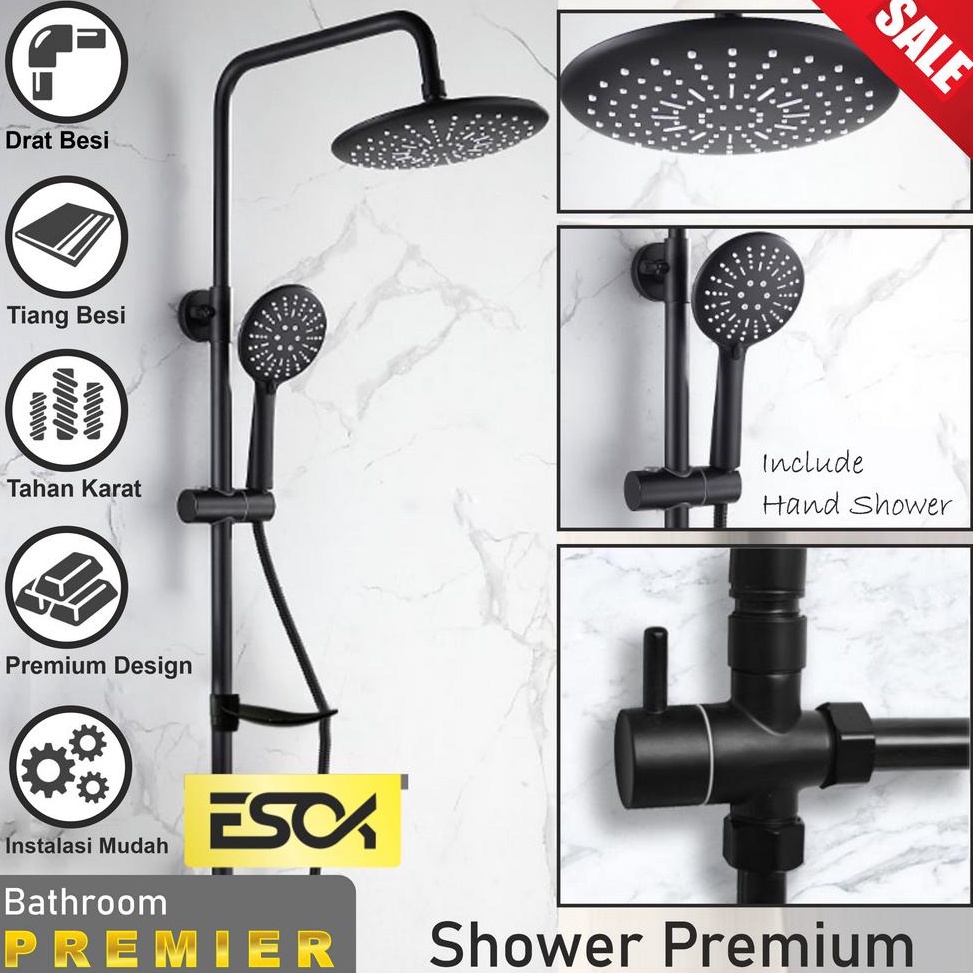 Jual duse -20 Shower mandi satu SET - Shower Silver - Shower Full Set ...