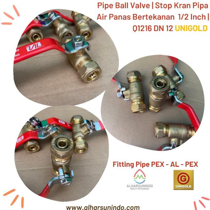 Jual Stop Kran Pipa Air Panas/Dingin/Gas Unigold/Rifeng - Pipe Ball ...