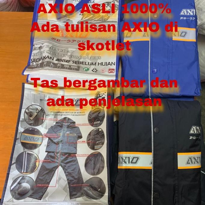 Jual Jas Hujan Axio 882 ORIGINAL 1000% / Mantel Axio / Rain Coat Axio ...