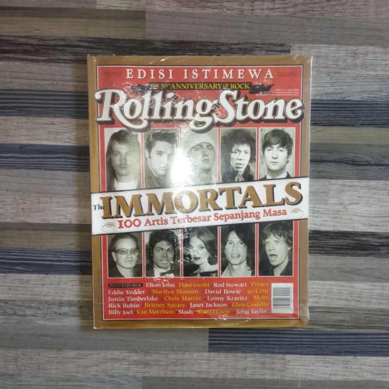 Jual MAJALAH ROLLING STONE EDISI ISTIMEWA : 100 ARTIS TERBESAR SEPANJANG MASA (SEGEL) | Shopee ...