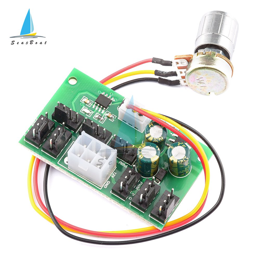 Jual &DC12V Computer Case Miner Fan Speed Controller Module 8-Channel ...