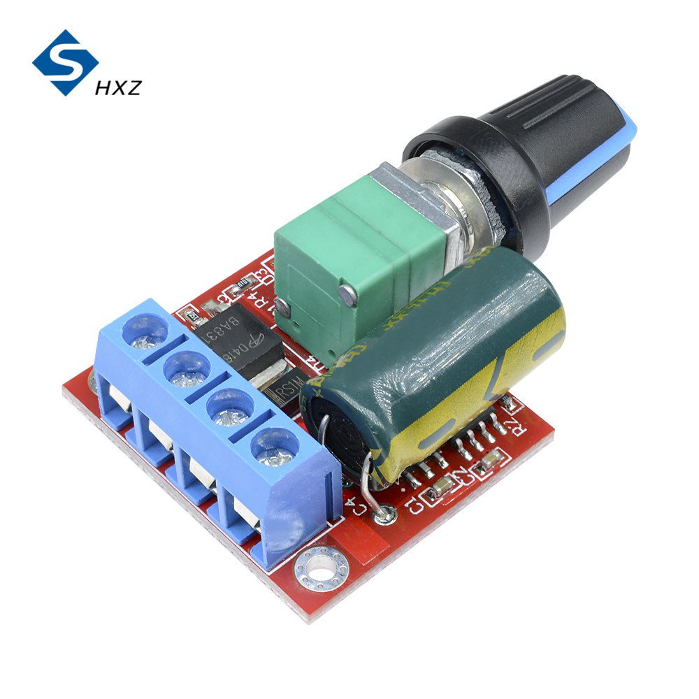 Jual &5A 90W DC Motor Speed Controller Module DC-DC 4.5V-35V Adjustable ...