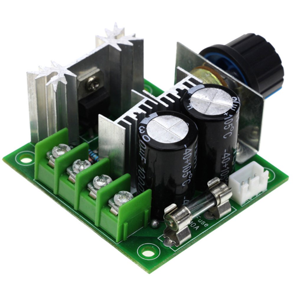 Jual &12V 24V 36V 10A PWM DC Motor Speed Controller with Knob Switch ...