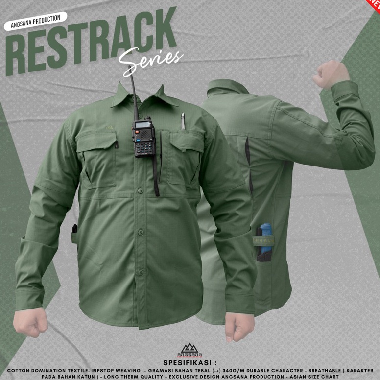 Jual TREN TERBARU Kemeja Angsana seri Restrack Elegant Millitary ...