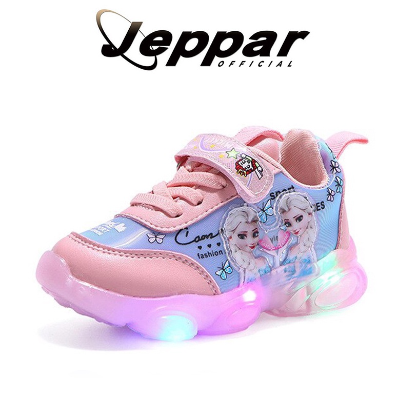 Jual Viral Sepatu Sneakers Anak LED Import RARA / Sepatu Anak Perempuan ...