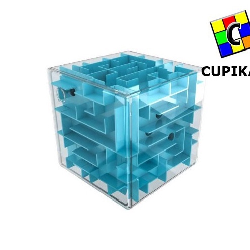 Jual Rubik 3x3 3D MAZE Puzzle Biru Yongjun yuxin Qiyi | Shopee Indonesia