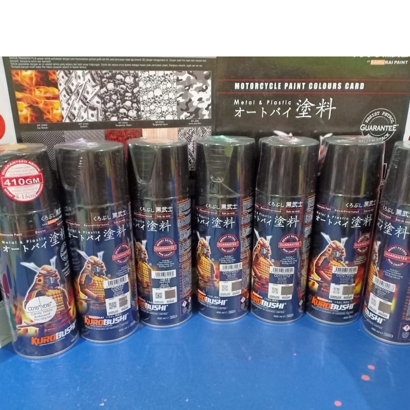 Jual LANGSUNG KIRIM New Color Samurai Paint Kurobushi 400ml Pilox Cat ...