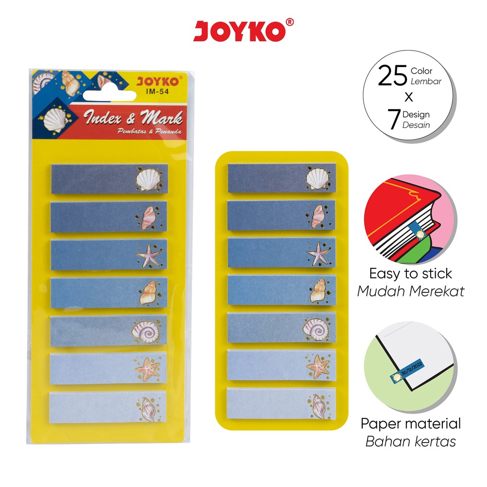 Jual LKJ-80 Index Mark Penanda Pembatas Joyko IM-54 Kertas 288 | Shopee ...