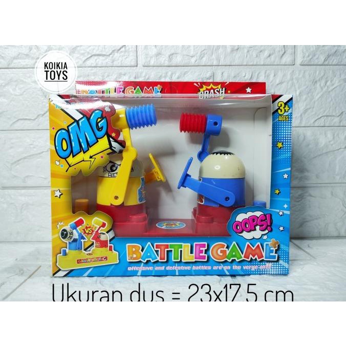 Jual MAINAN ANAK SERU FAMILY GAME HAMMER GAME HEAD BATTLE | Shopee ...
