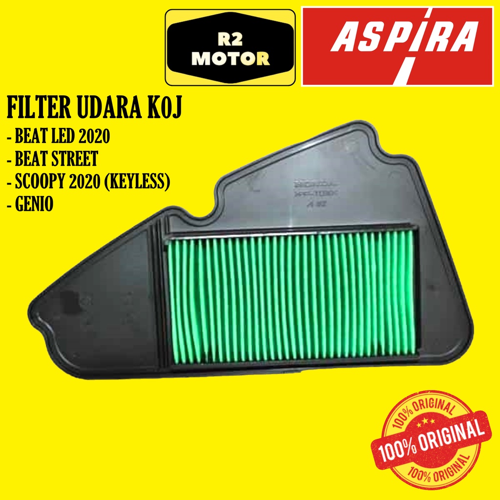 Jual FILTER SARINGAN UDARA K0J ASPIRA BEAT STREET LED NEW 2020 GENIO ...