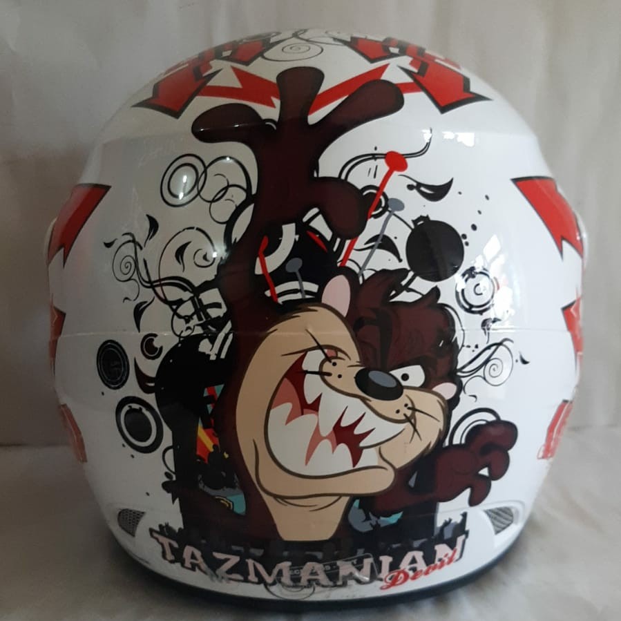Jual HELM GM EVO MOTIF KARTUN - SNI - SINGLE VISOR - Tazmania | Shopee ...
