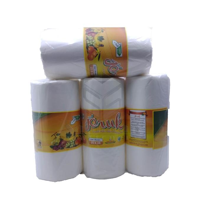 Jual Plastik HD Roll Buah Jeruk 25X38 / Plastik Rol HVS / Plastik Roll ...
