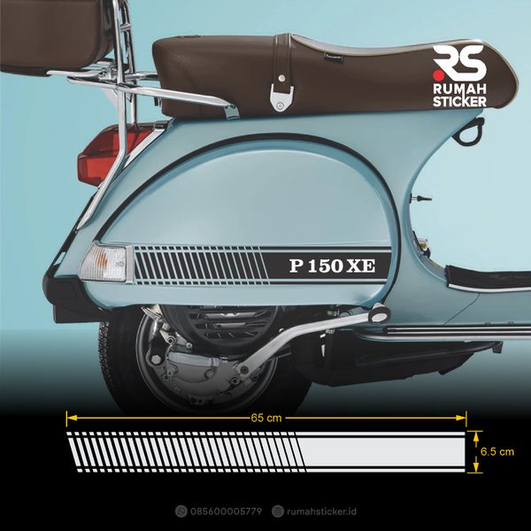 Jual Stiker Sticker Cutting Striping Universal Vespa Px Ps Excel 2 Tak ...
