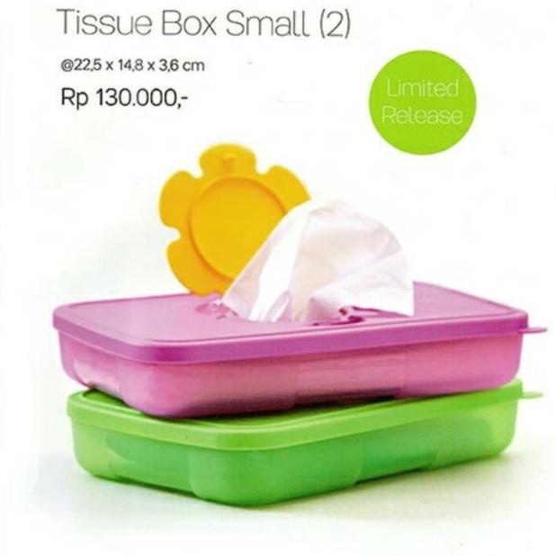 Jual Tupperware tissue box small (1pcs) | Shopee Indonesia