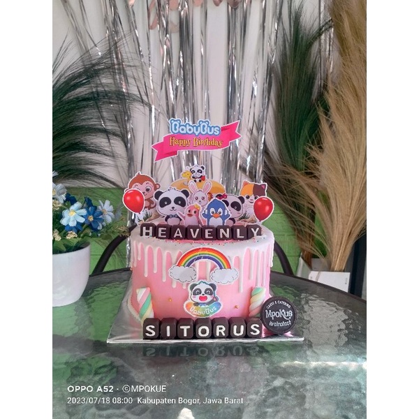 Jual topper cake tema babybus | Shopee Indonesia