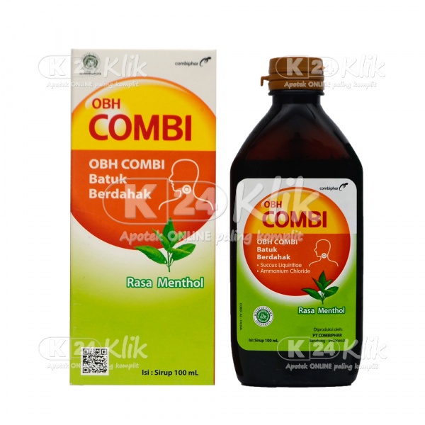 Jual OBH COMBI BATUK BERDAHAK MENTHOL SIRUP 100ML (GEPENG) | Shopee ...