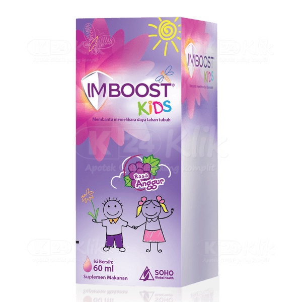 Jual Imboost Kids Grape Sirup 60ml (per Botol) | Shopee Indonesia