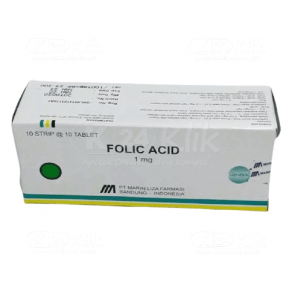 Jual Folic Acid Marin 1mg Tablet (per Strip) | Shopee Indonesia