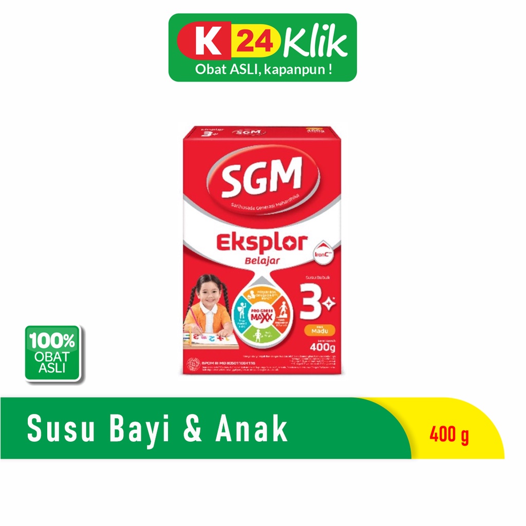 Jual SGM EKSPLOR 3 PLUS MADU 400G (1 PCS) | Shopee Indonesia