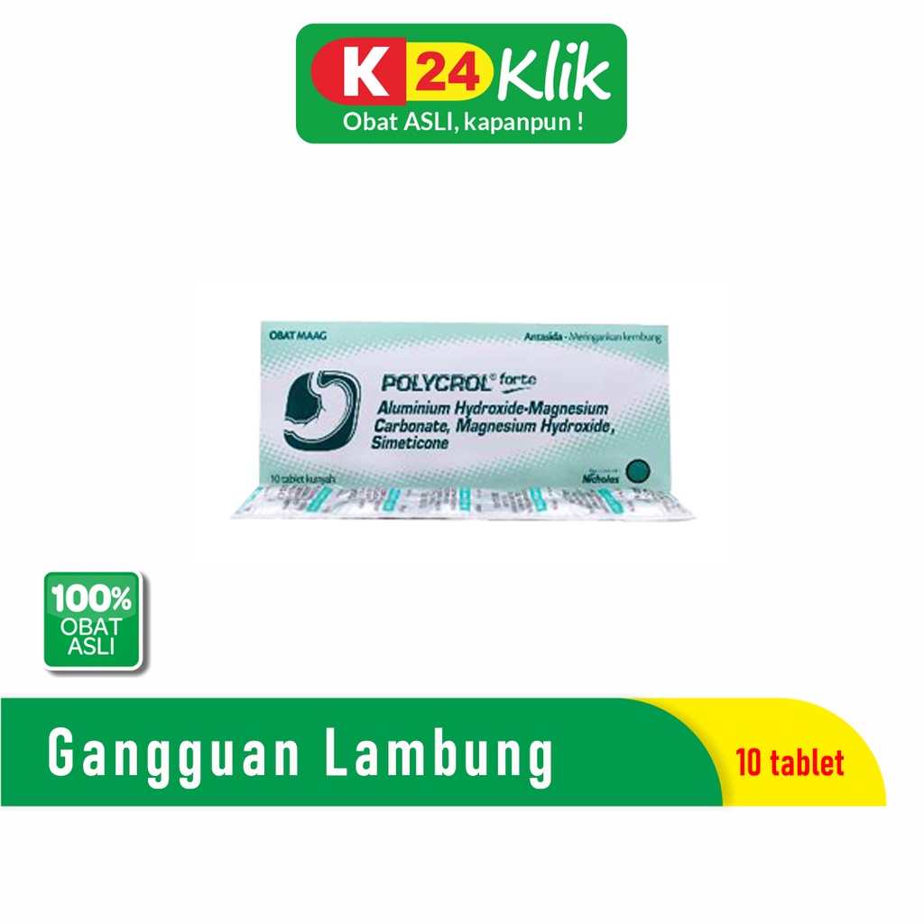 Jual Polycrol Forte Tablet (1 Strip isi 10 Tablet) | Shopee Indonesia