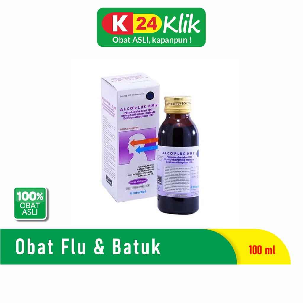 Jual ALCO Plus Dmp Sirup 100ML / Obat Batuk Pilek (1 Pcs) | Shopee ...