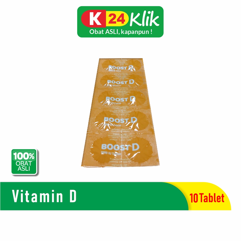 Jual BOOST D 1000IU Tablet (1 Strip isi 10 Tablet) | Shopee Indonesia