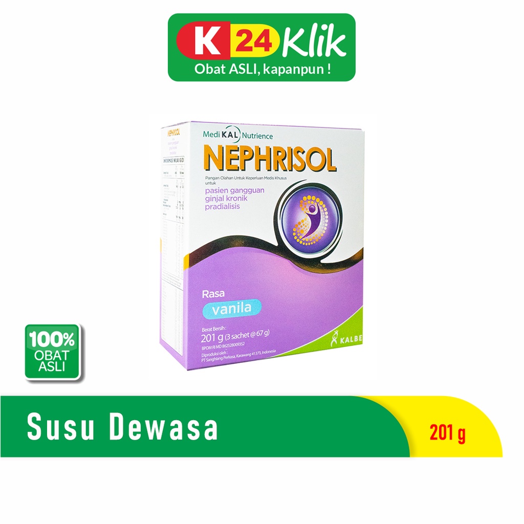 Jual Nephrisol Vanila 201Gram (1 Pcs) | Shopee Indonesia