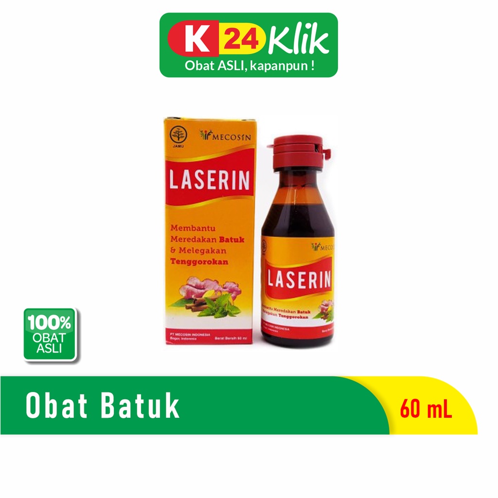 Jual Laserin Sirup 60Ml / Obat Batuk Sirup (1 Botol) | Shopee Indonesia