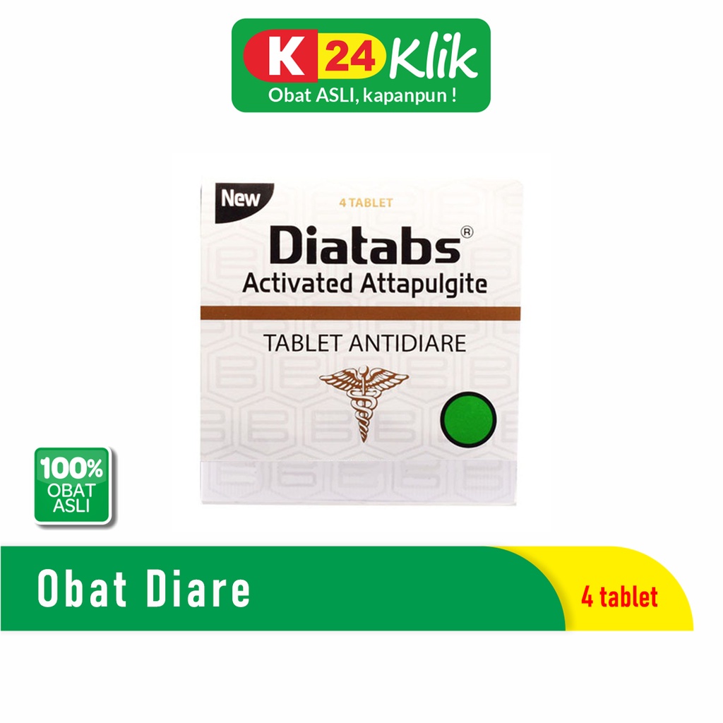 Jual New Diatabs Tablet Per Strip Isi 4 Tablet (per Strip) | Shopee ...
