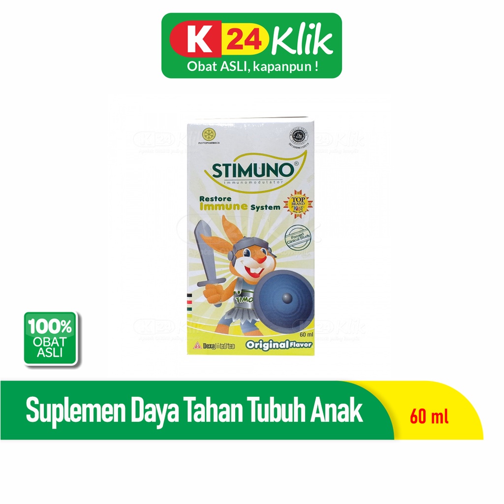 Jual Stimuno Original Sirup 60Ml (1 Botol) | Shopee Indonesia