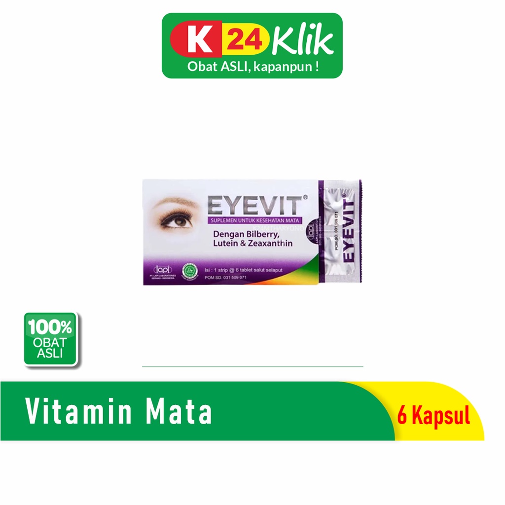 Jual Eyevit Tablet (per Strip) | Shopee Indonesia