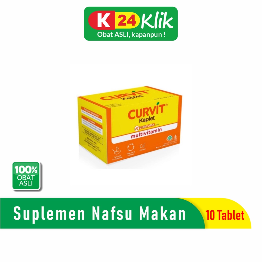 Jual Curvit Kaplet 1 Strip (Isi 10 Kaplet) | Shopee Indonesia
