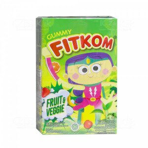 Jual Fitkom Gummy Fruit & Veggie 21G (Isi 5 Sachet) | Shopee Indonesia