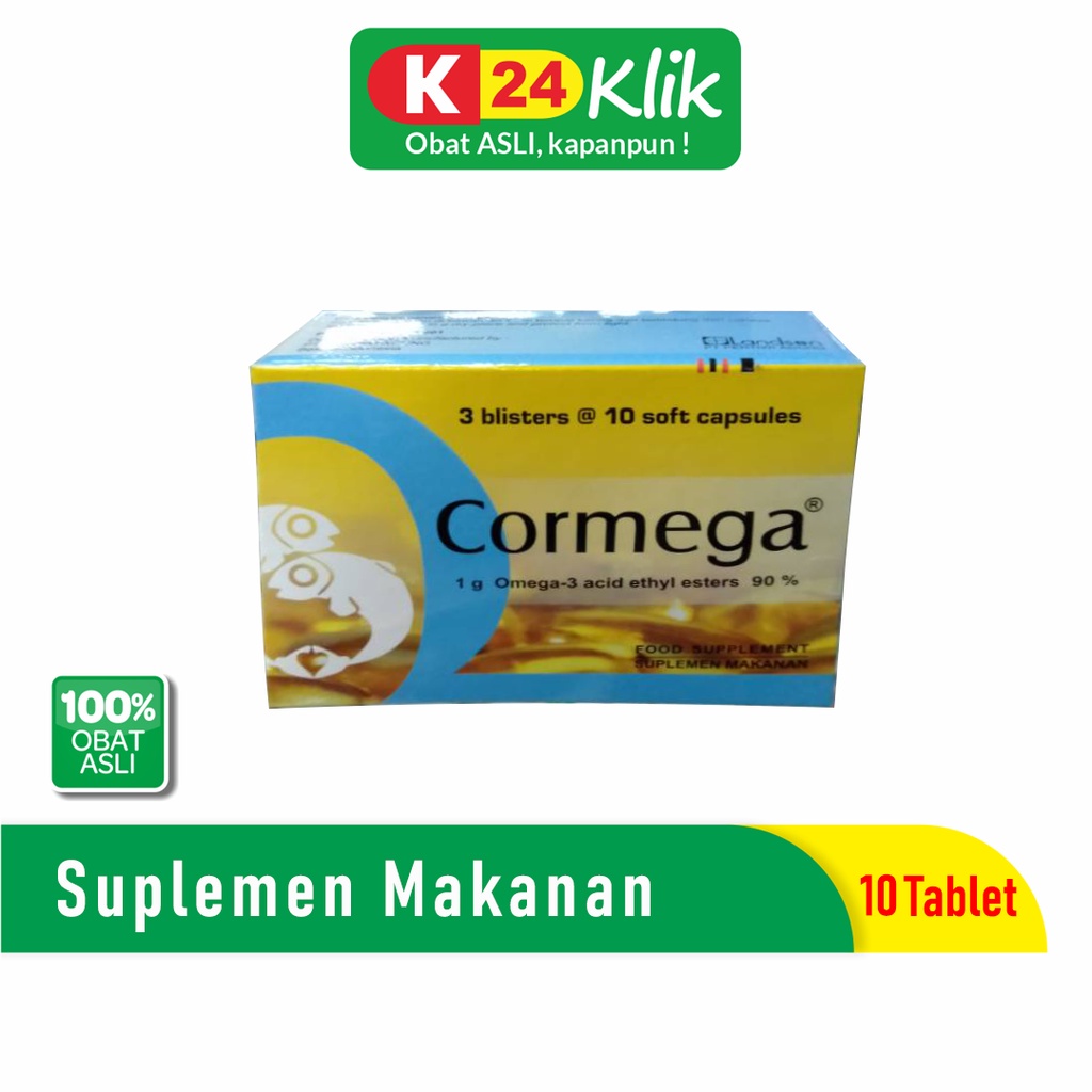Jual Cormega Soft Kapsul (1 Strip isi 10 Tablet) | Shopee Indonesia