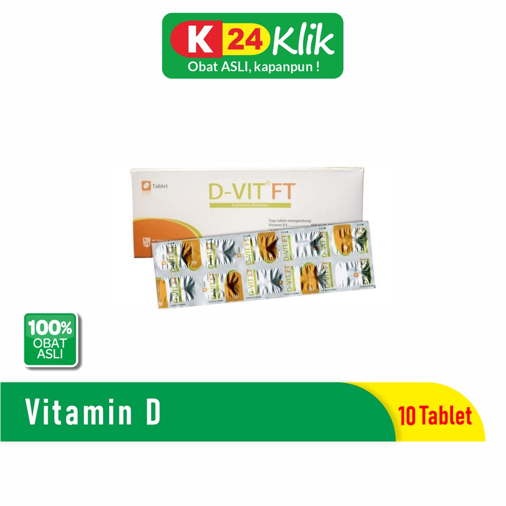 Jual D Vit FT Tablet (per Strip) | Shopee Indonesia