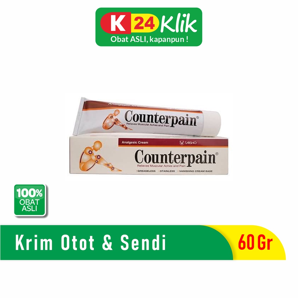 Jual Counterpain Cream 60 Gram (1 Pcs) | Shopee Indonesia